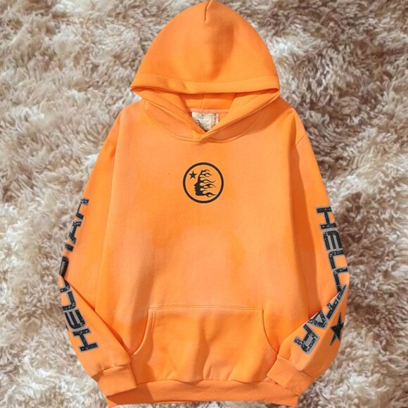 Hellstar | Tops | Hellstar Womens Hoodie Orange | Poshmark